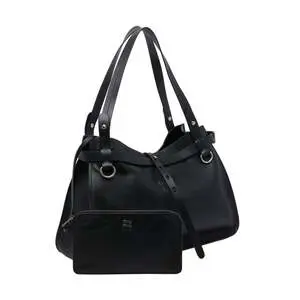 Miu Miu Logo Shoulder Bag - Black