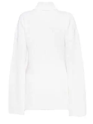 TOTEME Wool Jersey Turtleneck Sweater - Multicolor