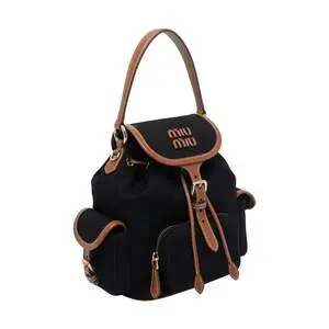 Miu Miu Logo Backpack