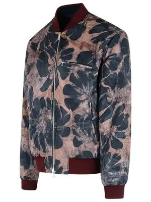Dries Van Noten Volker Reversible Bomber Jacket - Blue