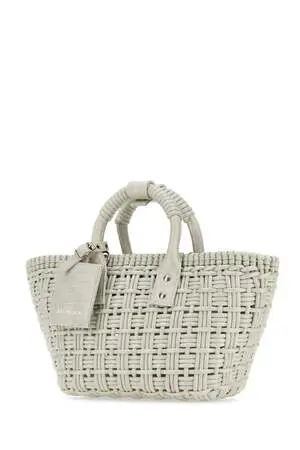 Balenciaga Raffia Bistro Xs Handbag - Brown