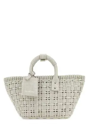 Balenciaga BALENCIAGA Raffia Bistro XS Handbag Brown