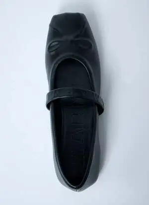 Marni Box Motif Mary Jane Shoes - Black
