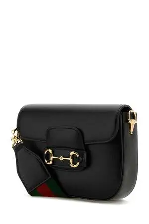 Gucci Leather Mini Horsebit 1955 Crossbody Bag - Black