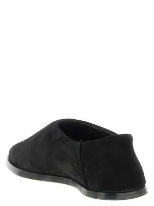Fear Of God Suede Slip-on Sabots With Foldable Heel