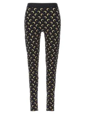 MARINE SERRE Moon Printed' Leggings - Black