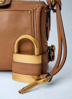 Chloé Small Paddington Chain Shoulder Bag - Brown