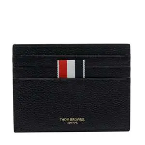 Thom Browne Logo Cards Holder - Black