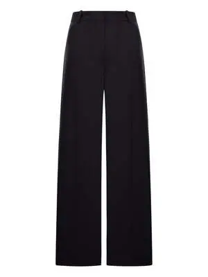 TOTEME Wool Blend Tailored Pants - Black