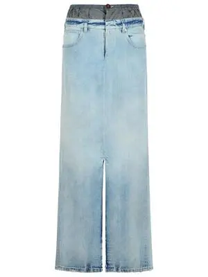MAISON MARGIELA Denim Skirt - Blue