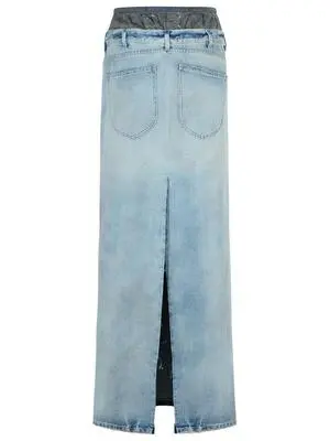 MAISON MARGIELA Denim Skirt - Blue