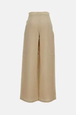 Max Mara Wide-leg Linen Trousers