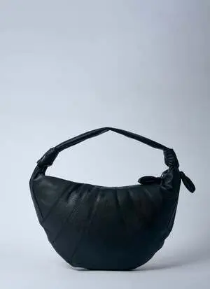 LEMAIRE Small Croissant Bag - Black