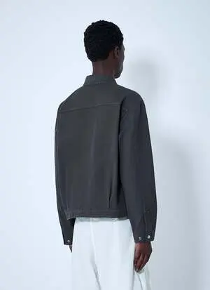 Stone Island Zip-front Cotton Jacket - Gray