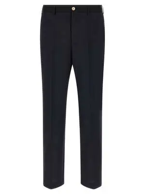 Marni Tropical Wool Straight Leg Pants - Blue
