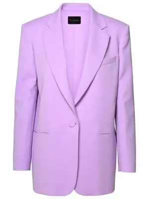 Andamane The Attico Single-breasted Polyester Blazer - Multicolor