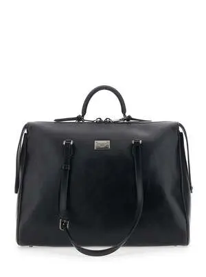 Dolce & Gabbana DOLCE & GABBANA Vittoria Shoulder Bag With Logo Plate Multicolor