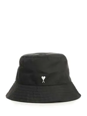 Ami De Coeur Stud Bucket Hat - Black
