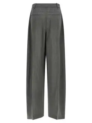 Jacquemus Le Pantalon D'homme Wide-leg Wool Trousers - Gray