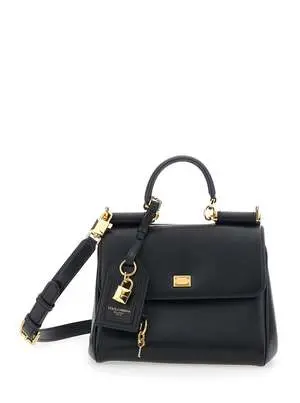 Dolce & Gabbana My Sicily Piccola" Leather Handbag With Padlock Detail