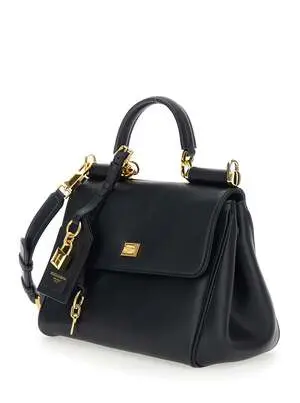 Dolce & Gabbana My Sicily Piccola" Leather Handbag With Padlock Detail