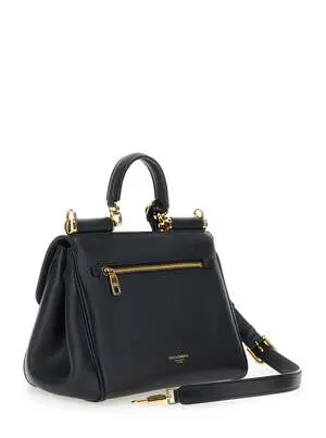 Dolce & Gabbana My Sicily Piccola" Leather Handbag With Padlock Detail