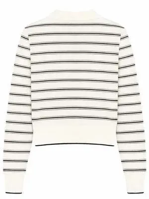 A.p.c. Striped Polo Collar Cardigan - Multicolor
