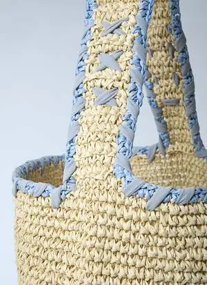 Marni Woven Raffia Hobo Bag