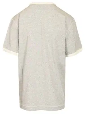 AMI Paris Short Sleeve T-shirt With Knitted Patch