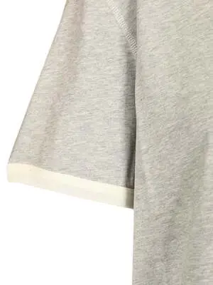 AMI Paris Short Sleeve T-shirt With Knitted Patch