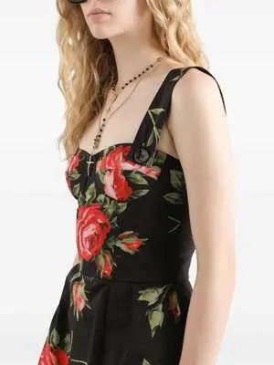 Dolce & Gabbana Short Floral Dress - Multicolor