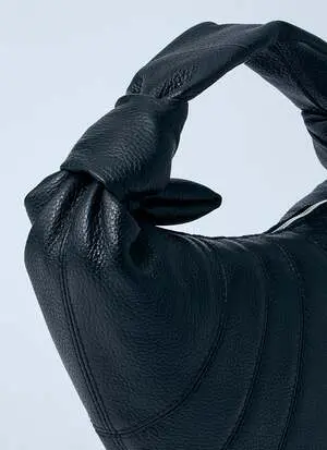 LEMAIRE Mini Fortune Croissant Handbag - Black