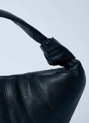 LEMAIRE Mini Fortune Croissant Handbag - Black
