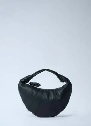 LEMAIRE Mini Fortune Croissant Handbag - Black