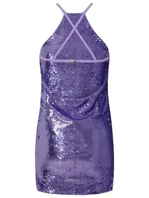 Attico Sequined Halter Dress - Multicolor