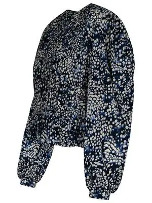 Isabel Marant Étoile Gelina Silk Blend Blouse - Blue