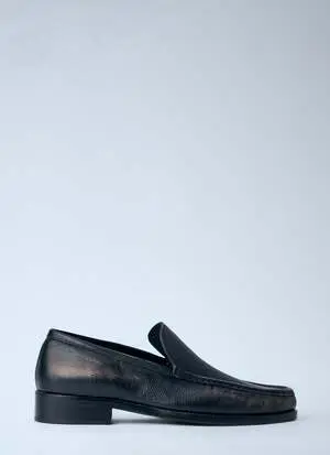 Acne Studios Smooth-grain Leather Loafers - Multicolor