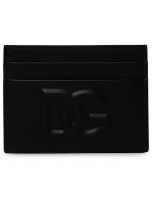 Dolce & Gabbana Leather Card Holder - Black