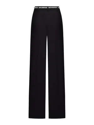 Max Mara Fluid Cady Trousers - Black