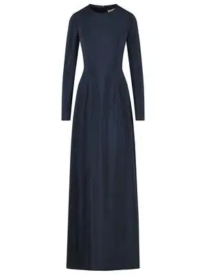 MAISON MARGIELA Cupro Maxi Dress - Blue