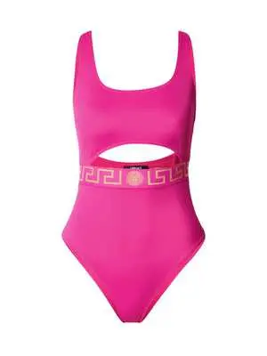 Versace Greca Border One-piece Swimsuit - Multicolor