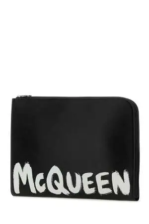 Alexander McQueen Leather Document Holder