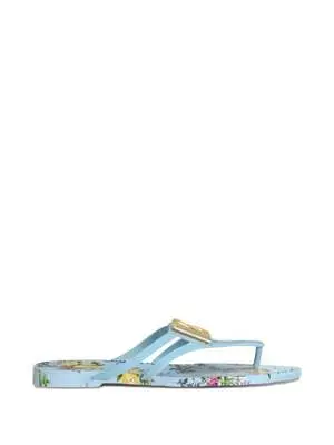 Dolce & Gabbana Floral Flip-flops - Multicolor