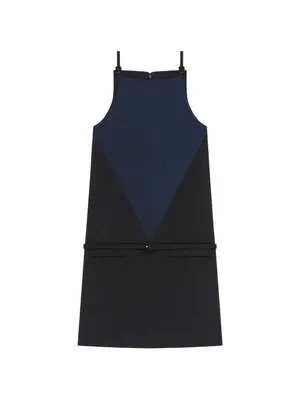 COURREGES Mini Dress With Buckle Detail - Blue