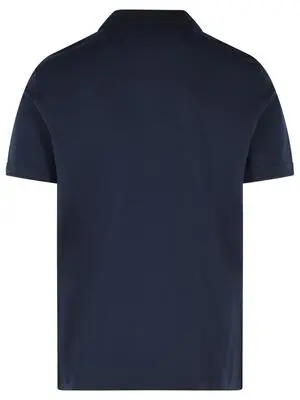 FAY Navy Cotton Polo Shirt