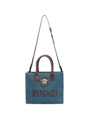 Versace Medusa Head Tote Bag - Blue