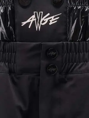Moncler Black Padded Detail Shorts