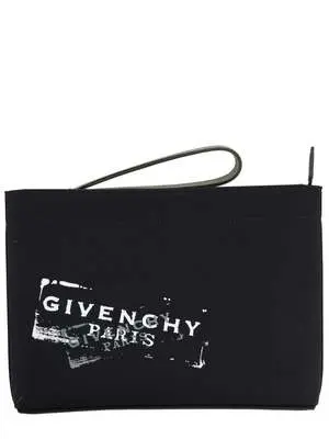 Givenchy Logo Clutch Bag - Black
