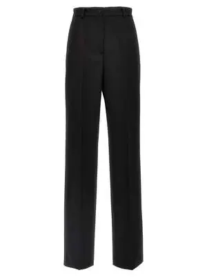 Dolce & Gabbana High-waisted Tuxedo Pants - Black