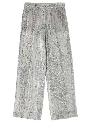 Stella McCartney Fil Coup Pants - Silver